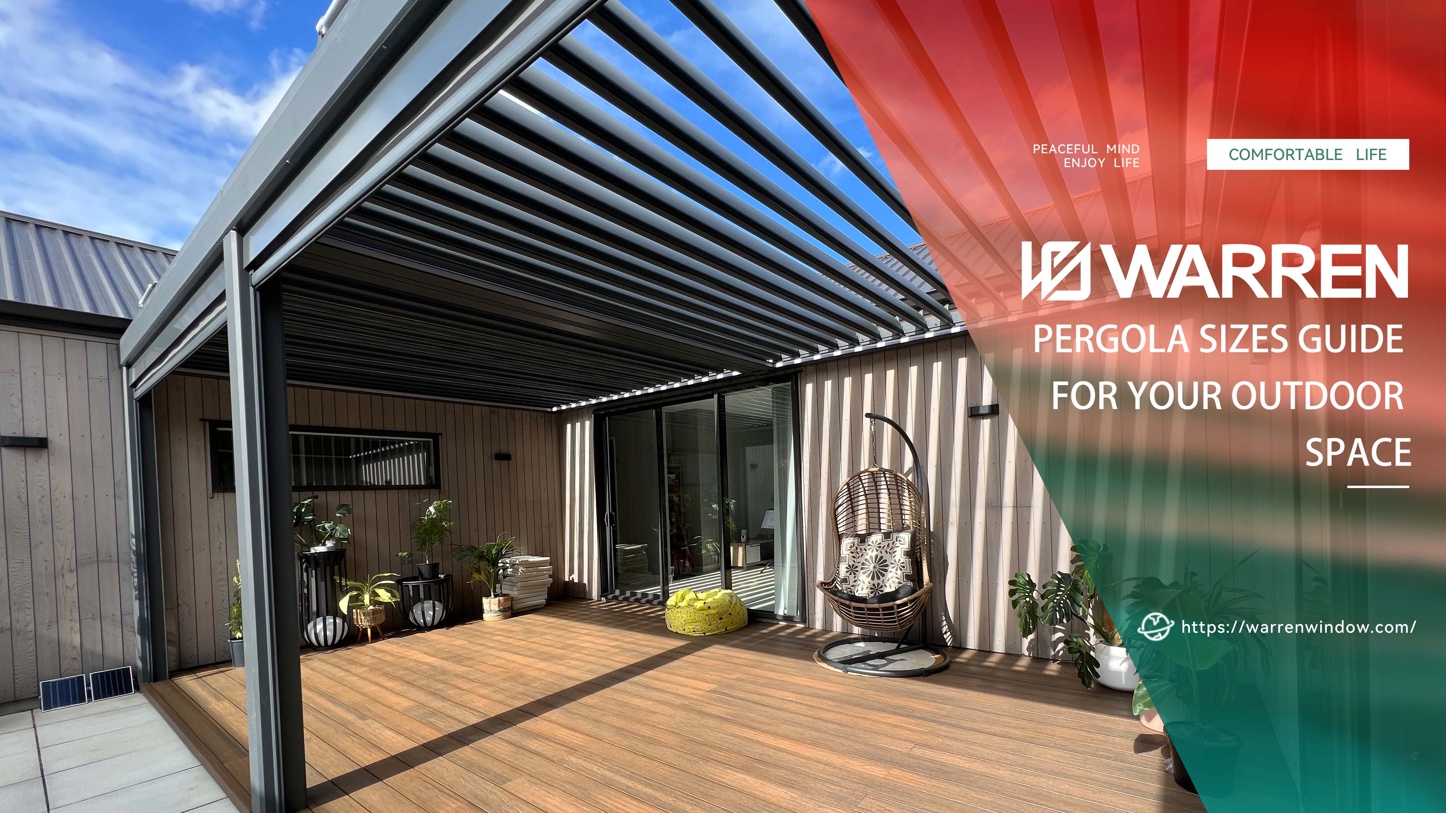 Pergola Sizes Guide For Your Outdoor Space – Warren Floor to Ceiling ...